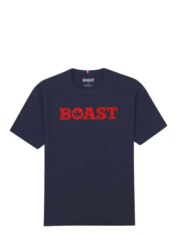 Boast Tee - Navy Red