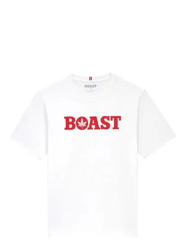 Boast Tee - White Red