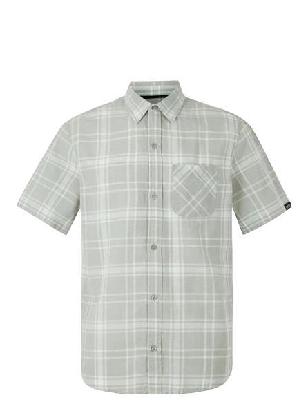 REGATTA Loran Checked Shirt - Silver Grey