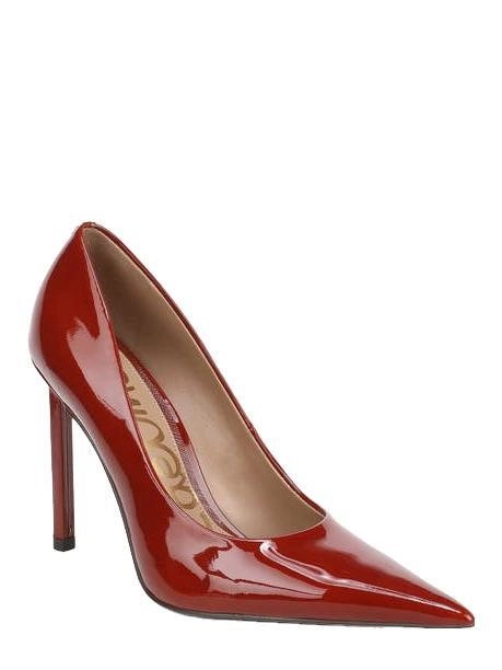 Sam Edelman Talula Pointed Toe Stiletto Pumps - Brandy Brown