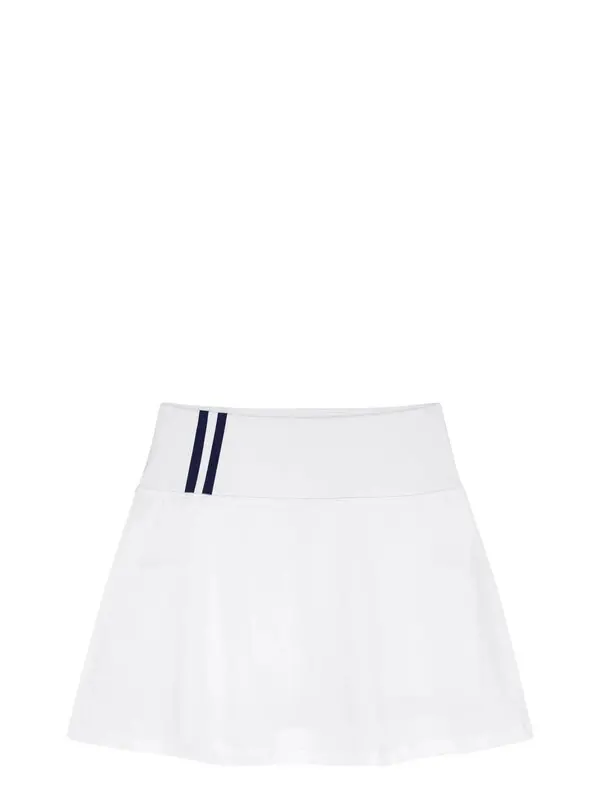 Boast 2 In 1 A-line Performance Skirt - White