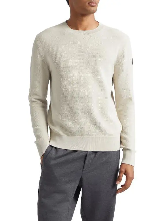 Moncler Cotton Crewneck Sweater - Cornstalk