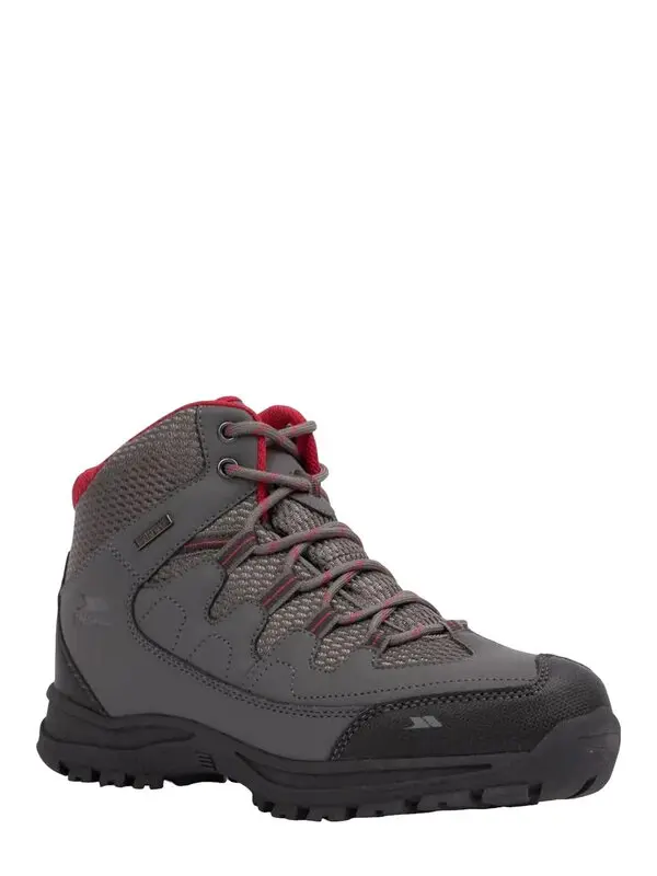 TRESPASS Mitzi Waterproof Mid Cut Walking Boots - Gray