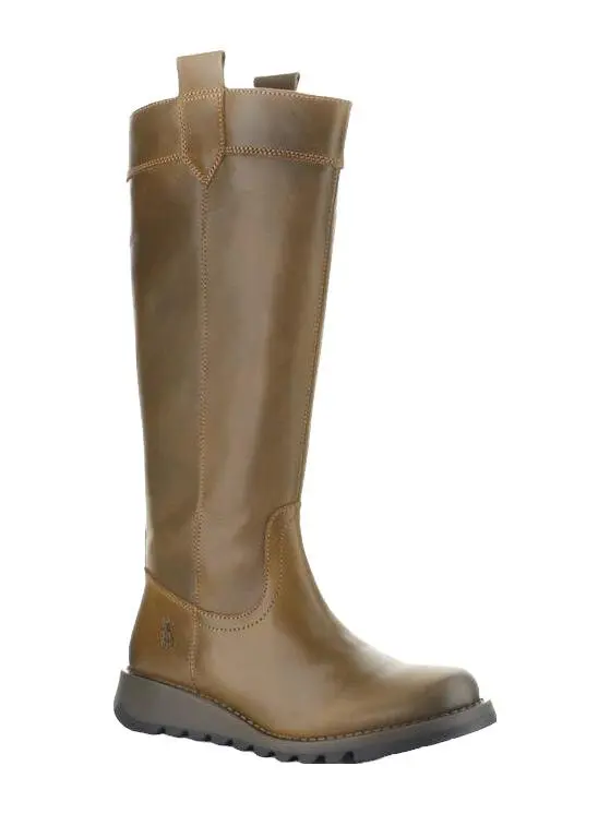 Fly London Sird Knee High Boot - Camel