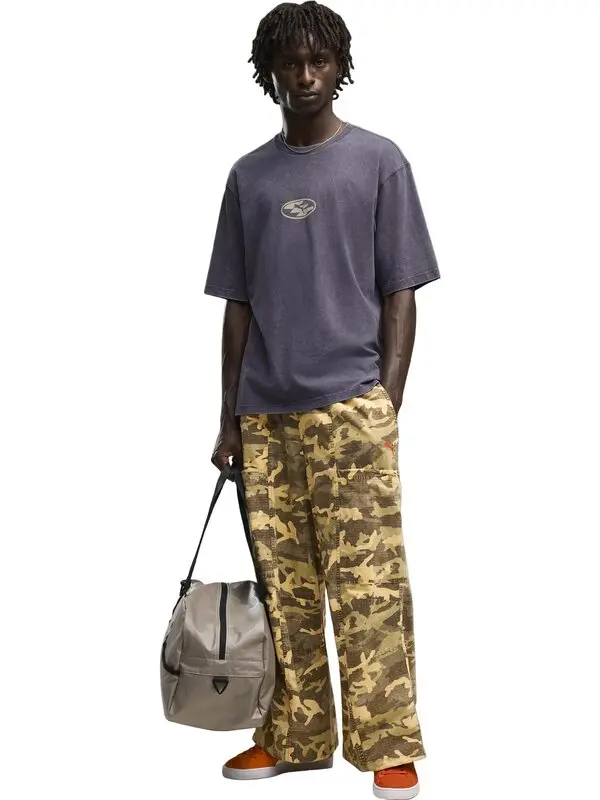 PUMA Tech Camo Oversized Pants - Brown