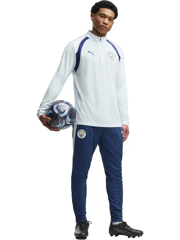 PUMA Manchester City Slim Soccer Training Pants - Blue