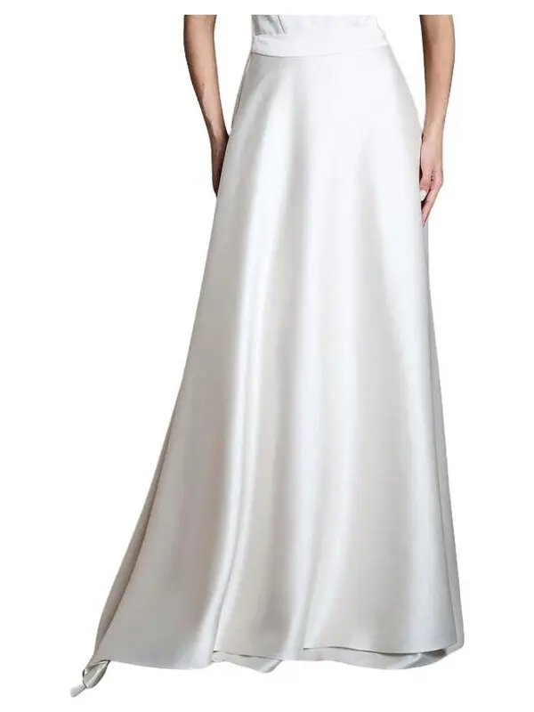 Coast Bridal Wrap Overskirt With Train - Ecru