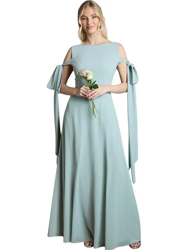 Coast Bow Sleeve Maxi Dress - Sage