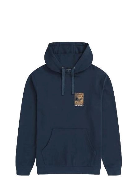Mountain Warehouse Organic Cotton Graphic Hoodie - Cobalt