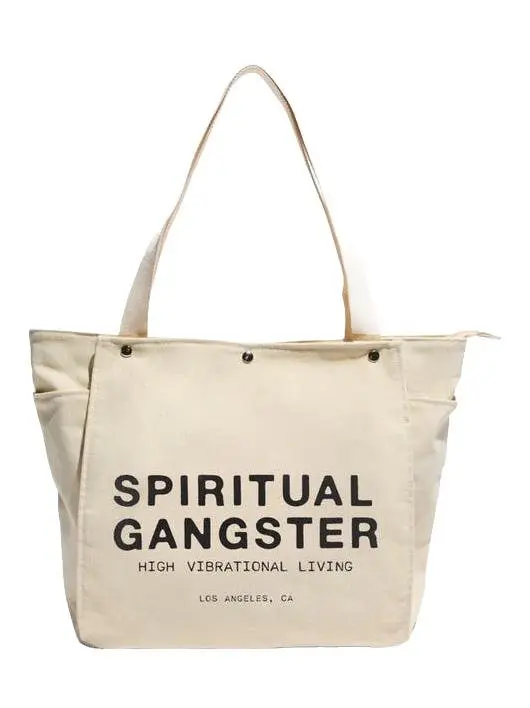 Spiritual Gangster Living Namaste Tote Bag - Canvas