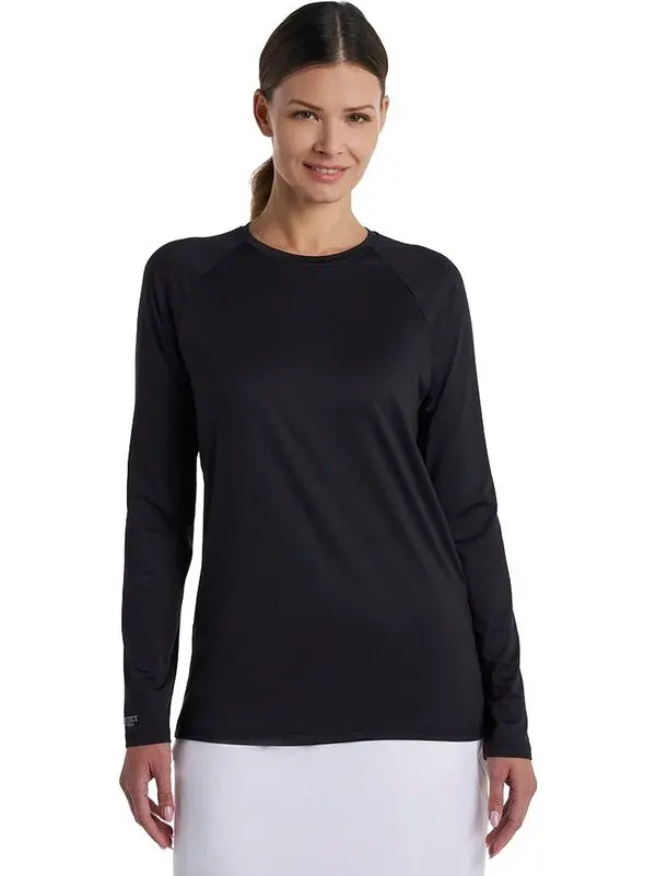 Coolibar Suntect Shield Shirt Performance Long Sleeve T-shirt - Black