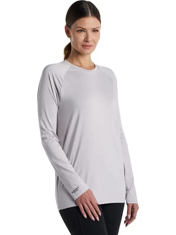 Coolibar Suntect Shield Shirt Performance Long Sleeve T-shirt - Sleek Grey