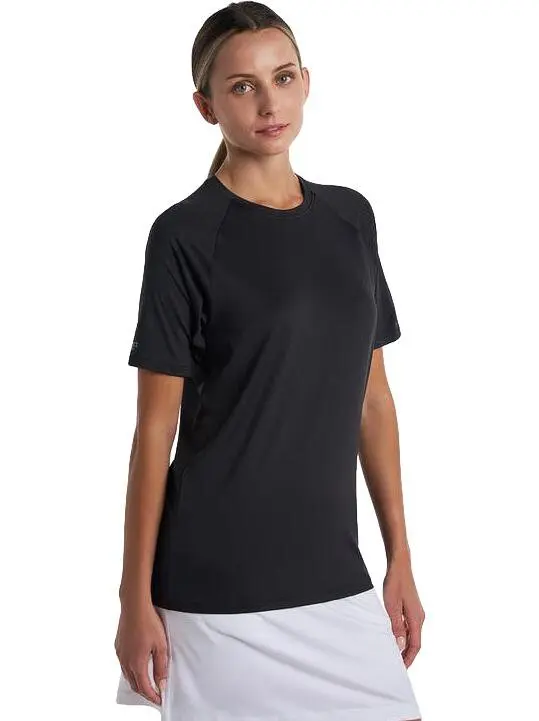 Coolibar Suntect Shield Performance Short Sleeve T-shirt - Black