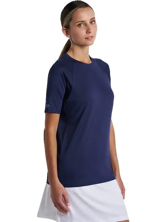 Coolibar Suntect Shield Performance Short Sleeve T-shirt - Navy