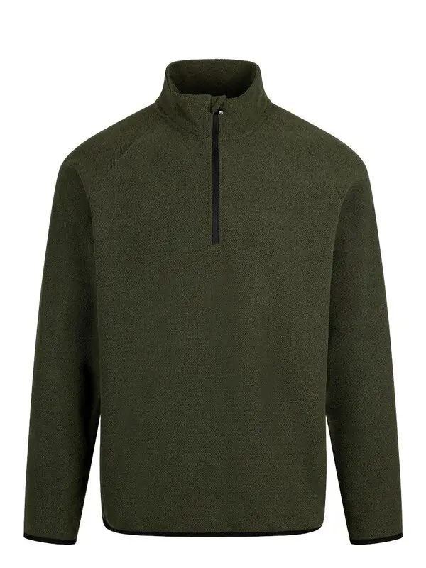 TRESPASS Wetherill Fleece Top - Dark Vine