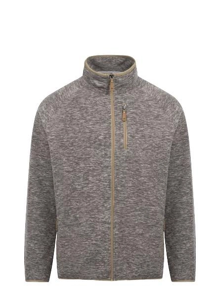 TRESPASS Cochrane At300 Fleece Jacket - Grey Marl