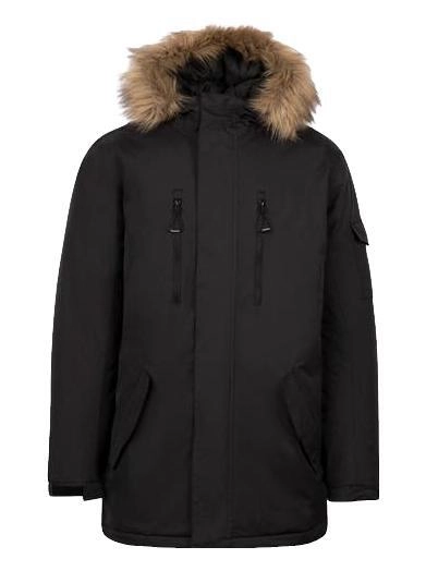 TRESPASS Alexsander Waterproof Jacket - Black