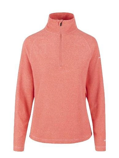 TRESPASS Meadows Fleece Half-zip - Peach Blush