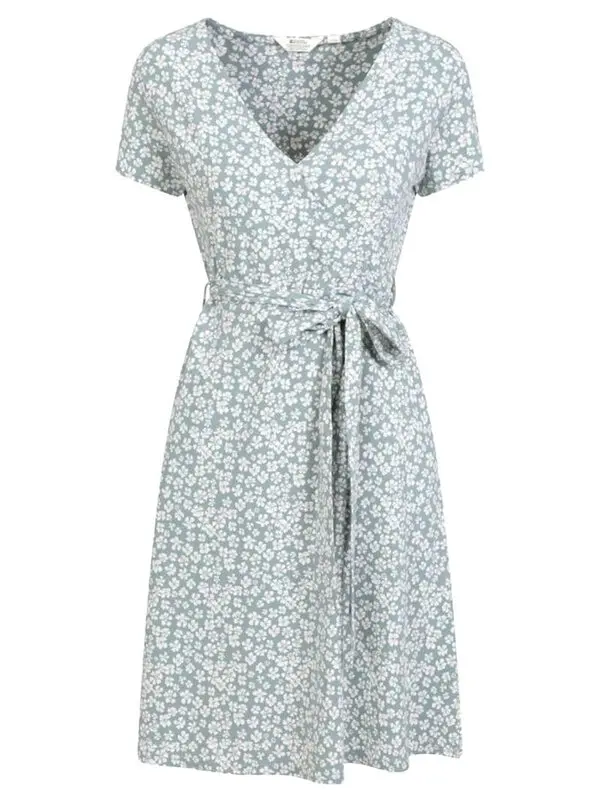 Mountain Warehouse Santorini Jersey Uv Protection Wrap Dress - Blue