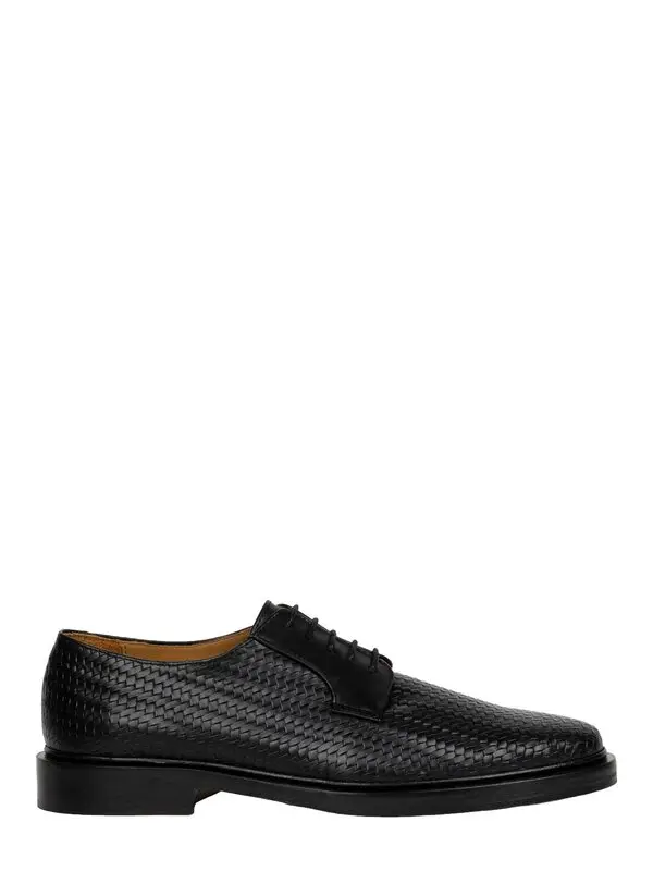 BOBBIES Terrence Derby Shoes - Intense Black