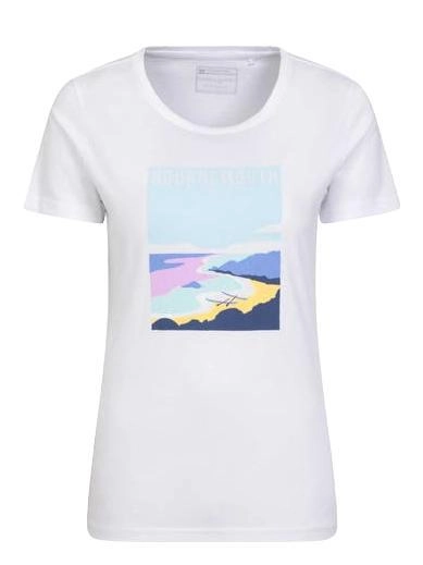 Mountain Warehouse Printed Cotton T-shirt - White