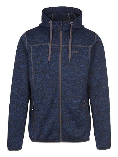 TRESPASS Odeno B Marl Fleece Jacket - Navy