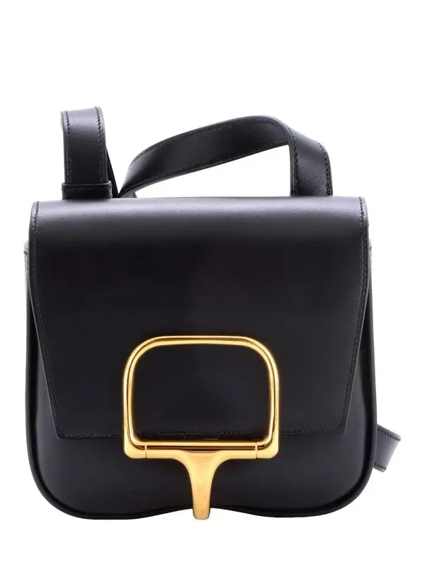 Hermès Della Cavalleria Shoulder Bag Tadelakt Mini - Black