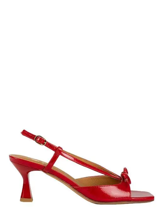 BOBBIES Orchampt High-heeled Slingback Sandals With Bow Detailing - Flamenco