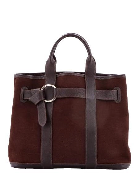 Hermès Ceinture Handbag Toile Pm - Brown