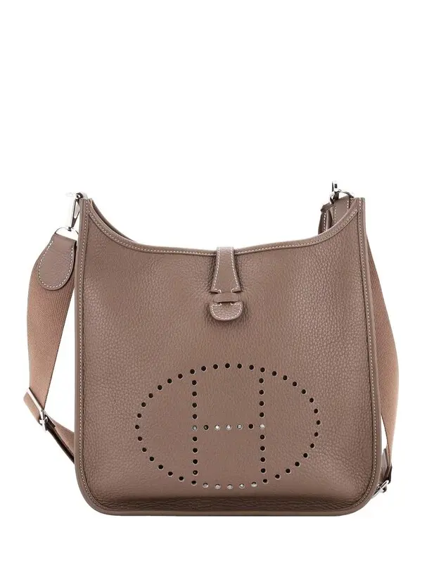 Hermès Evelyne Bag Gen Iii Clemence Pm - Grey