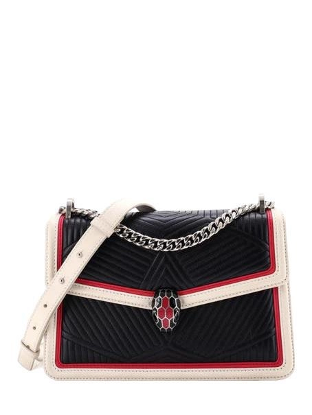 BVLGARI Serpenti Forever Shoulder Bag Quilted Leather - None