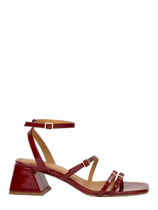 BOBBIES Vivy Heeled Sandals - Cherry Gloss