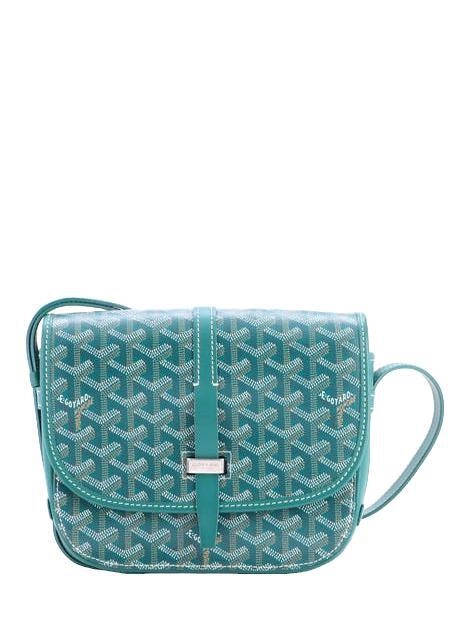 Goyard Belvedere Ii Messenger Bag Coated Canvas Pm - Green