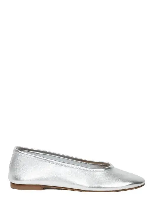BOBBIES Ninon Ballet Flats - Silver