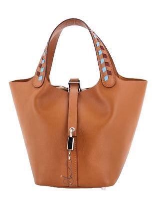 Hermès Picotin Lock Bag Tressage Epsom Pm - Brown