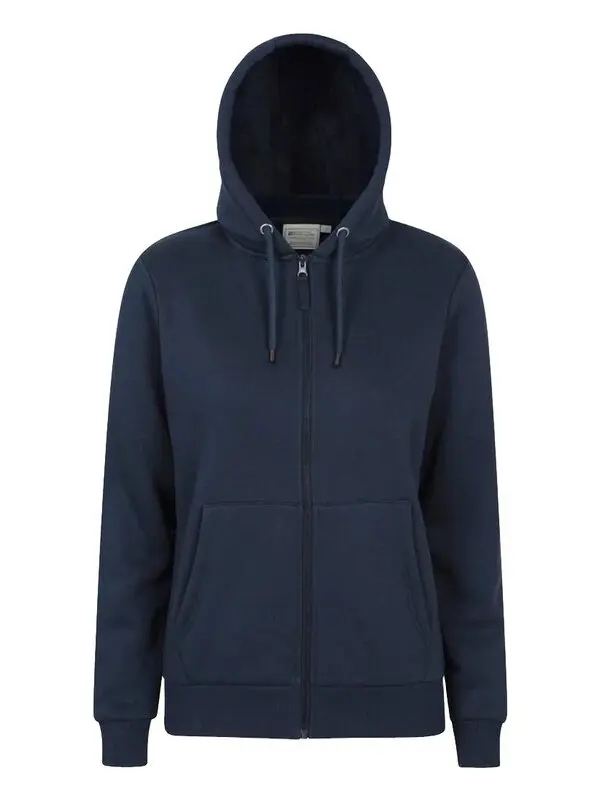 Mountain Warehouse Dalton Fleece Lined Full Zip Hoodie - Navy