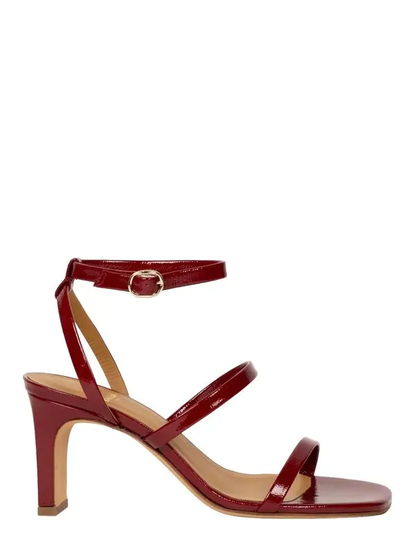 BOBBIES Casey Heeled Sandals - Cherry Gloss