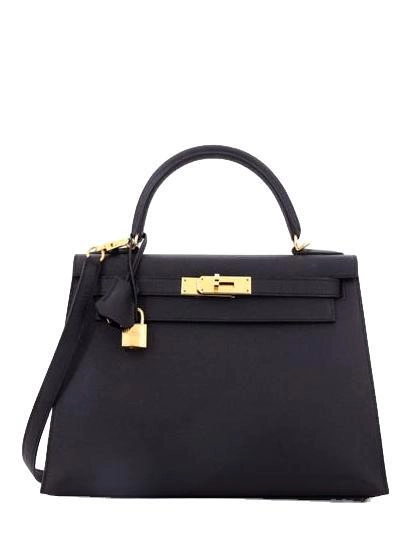 Hermès Kelly Handbag Epsom With Gold Hardware 28 - Black