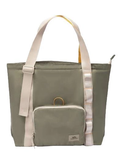 TRESPASS Vistal Packaway Tote Bag - Olive