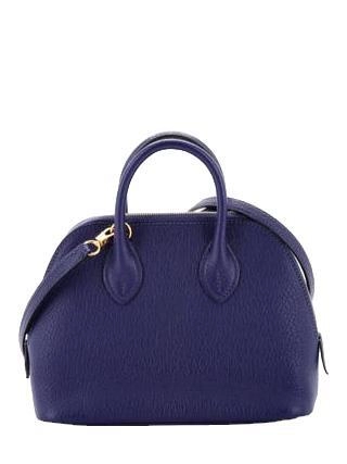 Hermès Bolide 1923 Bag Chevre Mysore Mini - Blue