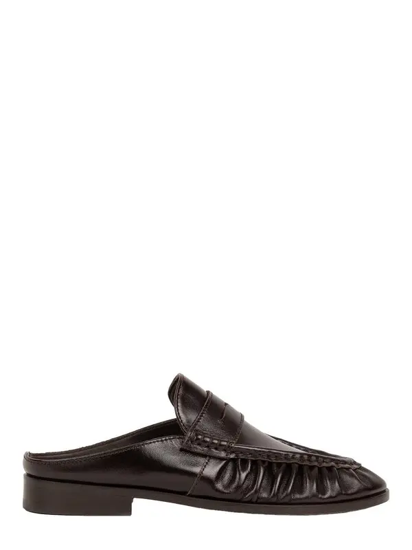 BOBBIES Uma Mule Loafers - Espresso