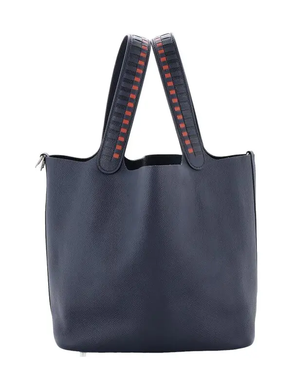 Hermès Picotin Lock Bag Tressage Epsom Mm - Blue