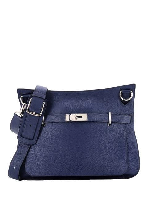 Hermès Jypsiere Bag Clemence 37 - Blue