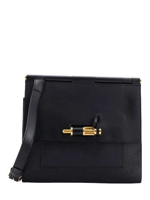 Hermès Sacabar Shoulder Bag Epsom And Swift 24 - Black
