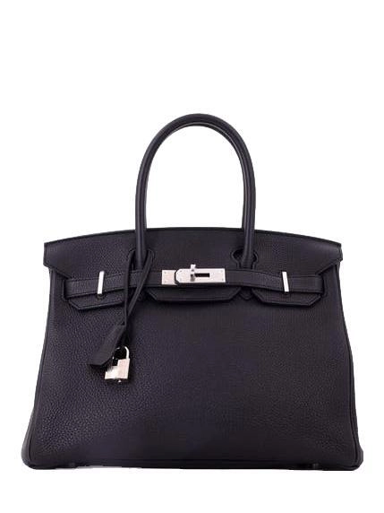Hermès Birkin Handbag Togo With Palladium Hardware 30 - Black