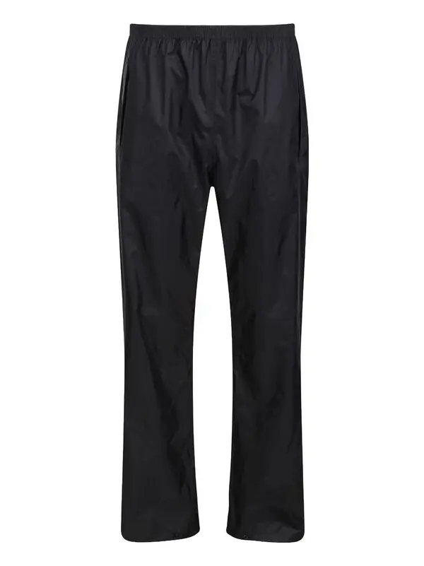 REGATTA Packaway Waterproof Overtrousers - Black