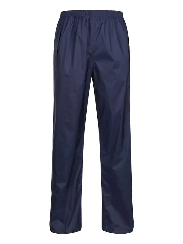 REGATTA Packaway Waterproof Overtrousers - Navy
