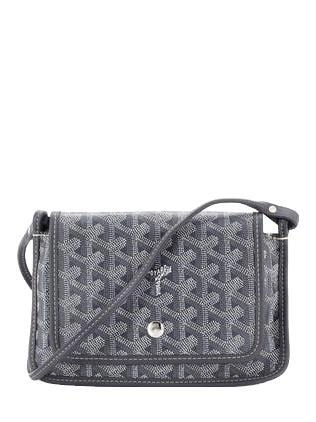 Goyard Plumet Clutch Wallet Coated Canvas - Grey