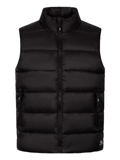 TRESPASS Simone Padded Casual Vest - Black