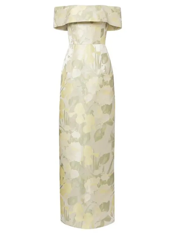 MARKARIAN Clover Floral Gown - Yellow